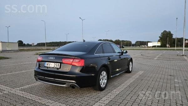 Black Audi A6 2013 in Riga, with an engine capacity of 2.00 L and mileage of 191 thousand km for 11600 €, photo 5 on AUTOMOTO.COM.LV