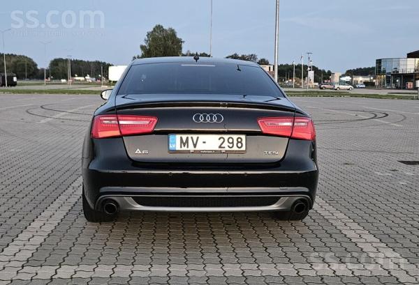 Black Audi A6 2013 in Riga, with an engine capacity of 2.00 L and mileage of 191 thousand km for 11600 €, photo 6 on AUTOMOTO.COM.LV
