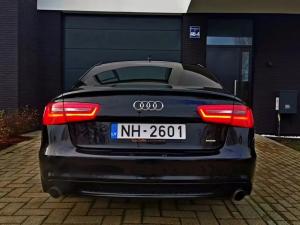Black Audi A6 2013 in Riga, with an engine capacity of 3.00 L and mileage of 219 thousand km for 16100 €, photo 9 on AUTOMOTO.COM.LV