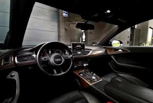 Black Audi A6 2013 in Riga, with an engine capacity of 3.00 L and mileage of 219 thousand km for 16100 €, photo 13 on AUTOMOTO.COM.LV