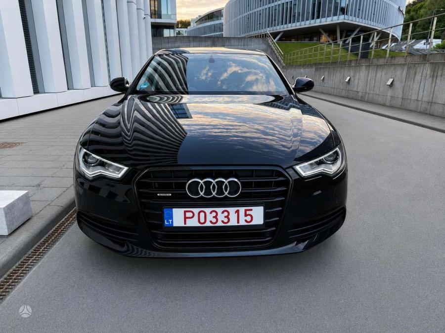 Melns Audi A6 2013 Viļņa, ar dzinēja tilpumu 3.00 L un nobraukumu 264 tūkst. km par 7999 €, foto 3 vietnē AUTOMOTO.COM.LV