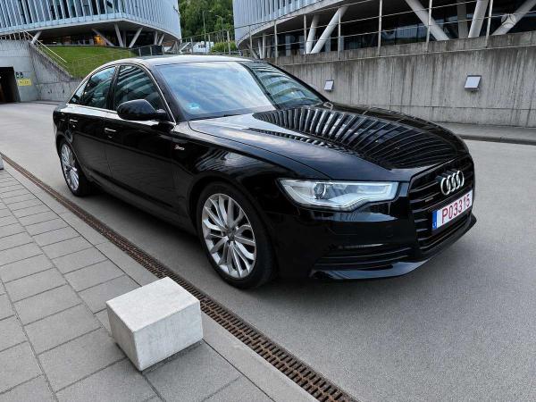 Black Audi A6 2013 in Vilnius, with an engine capacity of 3.00 L and mileage of 264 thousand km for 7999 €, photo 4 on AUTOMOTO.COM.LV