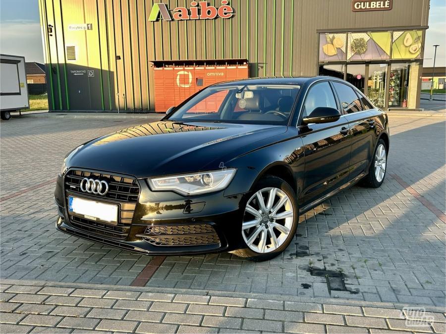 Black Audi A6 2013 in Klaipeda, with an engine capacity of 2.00 L and mileage of 242 thousand km for 6300 €, photo 1 on AUTOMOTO.COM.LV