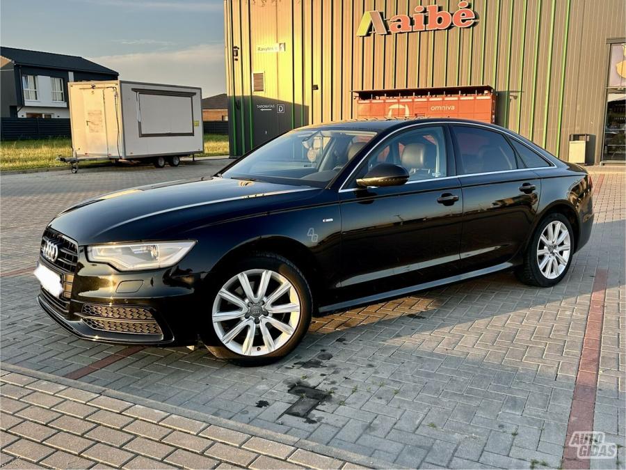 Black Audi A6 2013 in Klaipeda, with an engine capacity of 2.00 L and mileage of 242 thousand km for 6300 €, photo 3 on AUTOMOTO.COM.LV