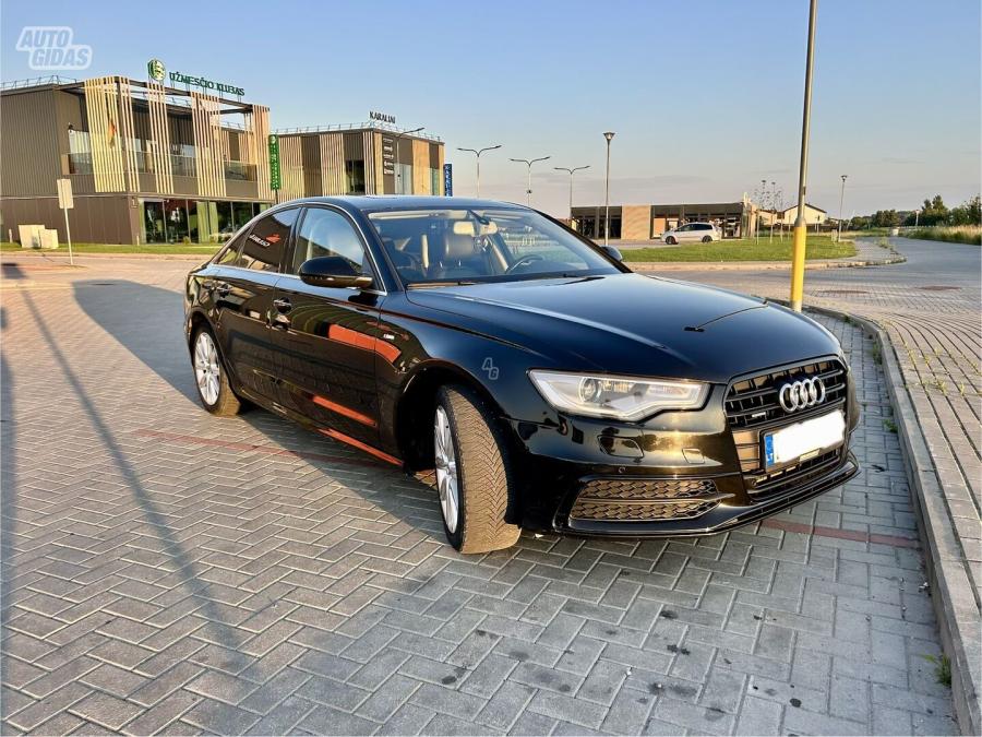 Black Audi A6 2013 in Klaipeda, with an engine capacity of 2.00 L and mileage of 242 thousand km for 6300 €, photo 9 on AUTOMOTO.COM.LV