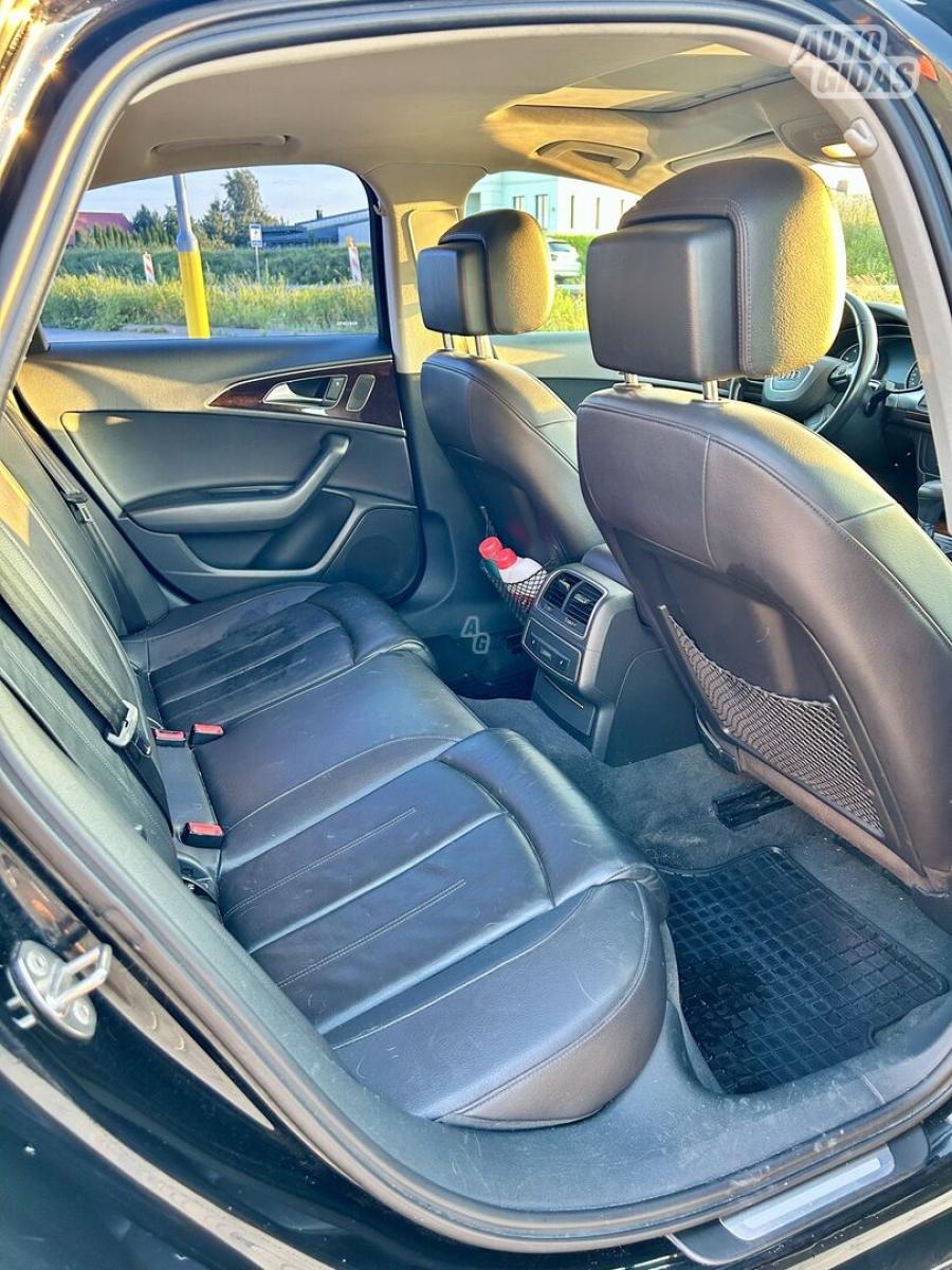 Black Audi A6 2013 in Klaipeda, with an engine capacity of 2.00 L and mileage of 242 thousand km for 6300 €, photo 14 on AUTOMOTO.COM.LV