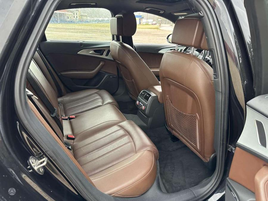 Melns Audi A6 2013 Viļņa, ar dzinēja tilpumu 3.00 L un nobraukumu 254 tūkst. km par 6600 €, foto 18 vietnē AUTOMOTO.COM.LV