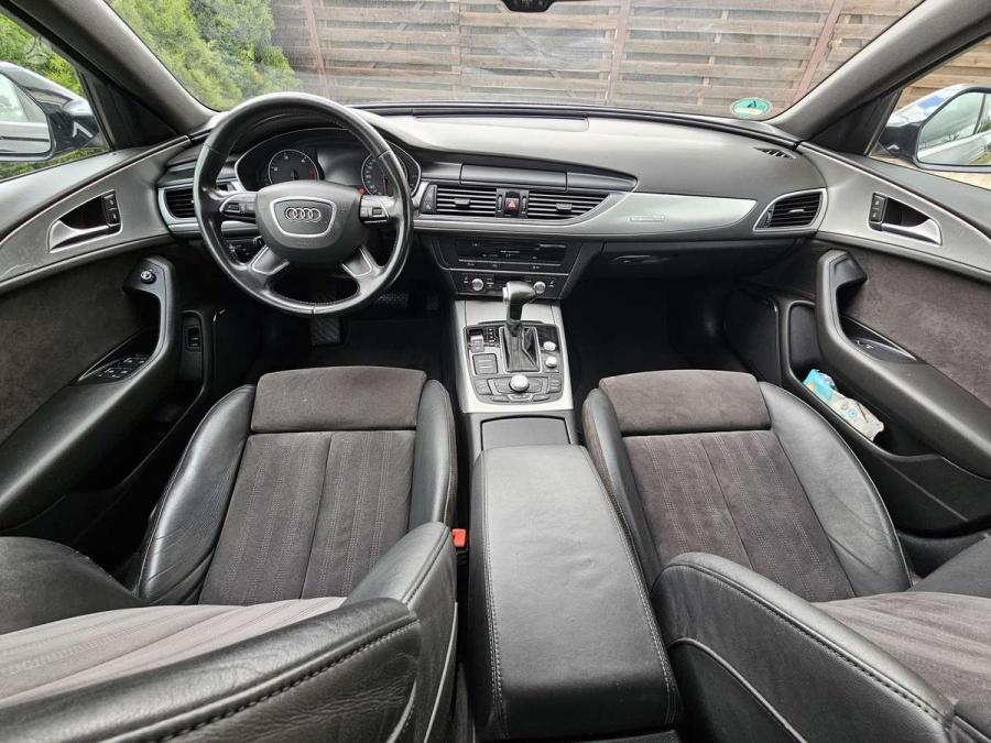Black Audi A6 2013 in Kretinga, with an engine capacity of 2.97 L and mileage of 298 thousand km for 10899 €, photo 18 on AUTOMOTO.COM.LV