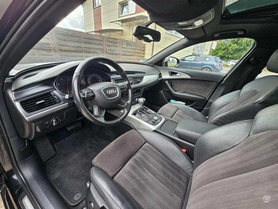 Black Audi A6 2013 in Kretinga, with an engine capacity of 2.97 L and mileage of 298 thousand km for 10899 €, photo 24 on AUTOMOTO.COM.LV