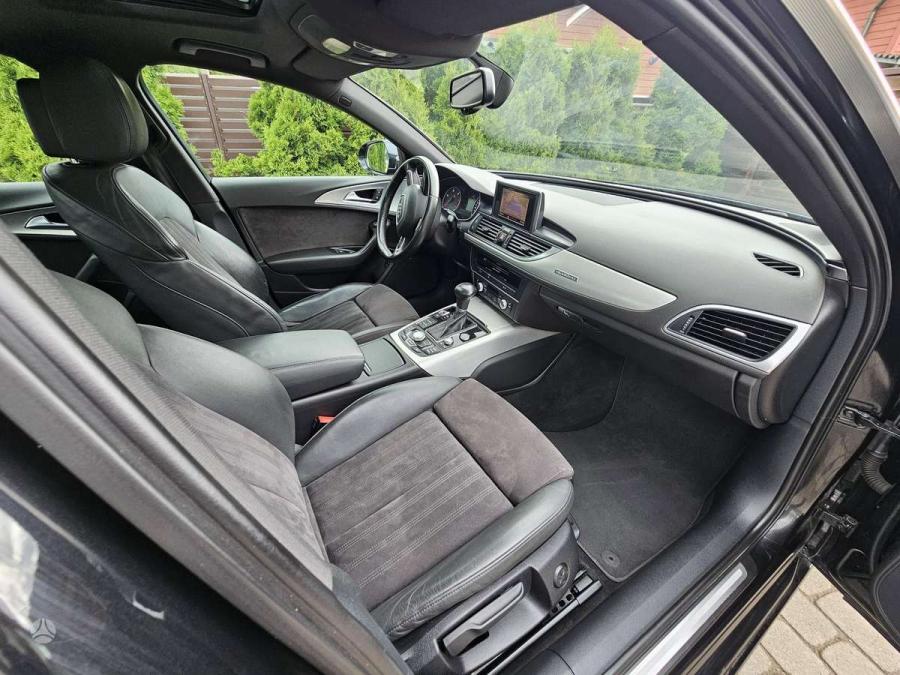 Black Audi A6 2013 in Kretinga, with an engine capacity of 2.97 L and mileage of 298 thousand km for 10899 €, photo 31 on AUTOMOTO.COM.LV