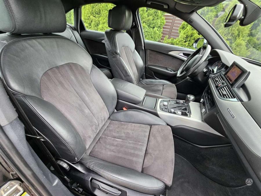 Black Audi A6 2013 in Kretinga, with an engine capacity of 2.97 L and mileage of 298 thousand km for 10899 €, photo 32 on AUTOMOTO.COM.LV