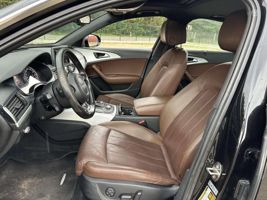 Melns Audi A6 2013 Viļņa, ar dzinēja tilpumu 3.00 L un nobraukumu 254 tūkst. km par 5900 €, foto 14 vietnē AUTOMOTO.COM.LV