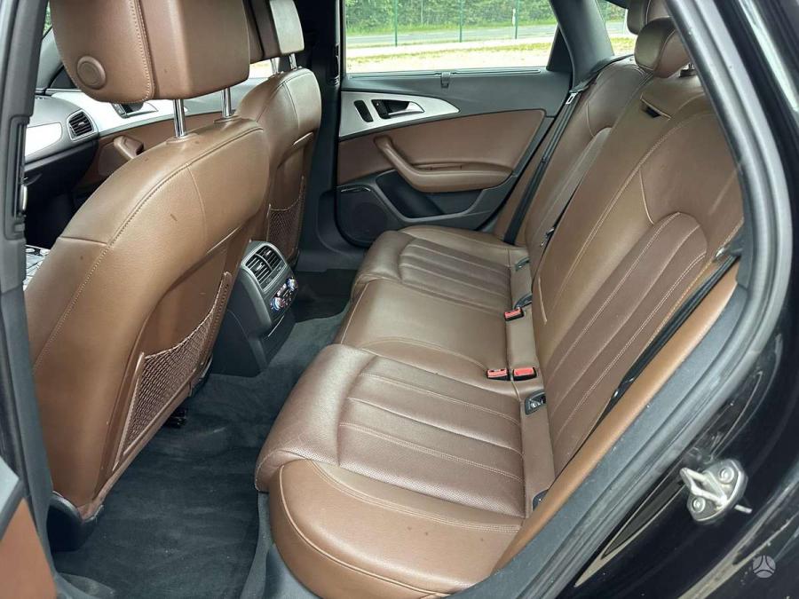 Melns Audi A6 2013 Viļņa, ar dzinēja tilpumu 3.00 L un nobraukumu 254 tūkst. km par 5900 €, foto 15 vietnē AUTOMOTO.COM.LV