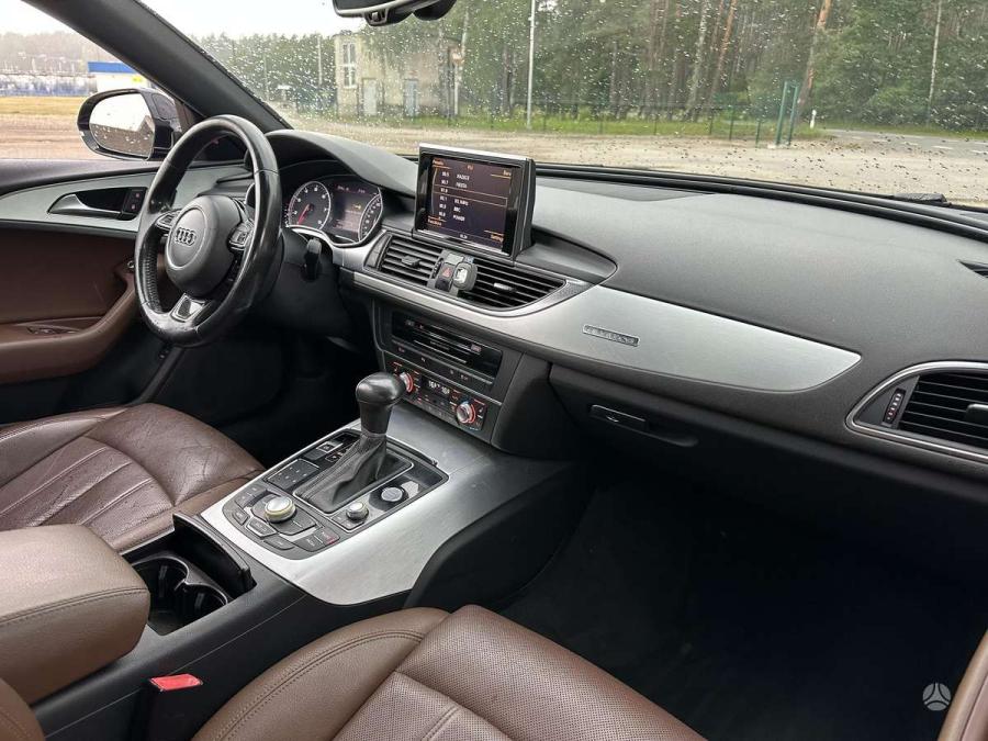 Melns Audi A6 2013 Viļņa, ar dzinēja tilpumu 3.00 L un nobraukumu 254 tūkst. km par 5900 €, foto 17 vietnē AUTOMOTO.COM.LV