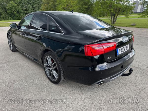 Black Audi A6 2013 in Rapla, with an engine capacity of 3.00 L and mileage of 213 thousand km for 11400 €, photo 6 on AUTOMOTO.COM.LV