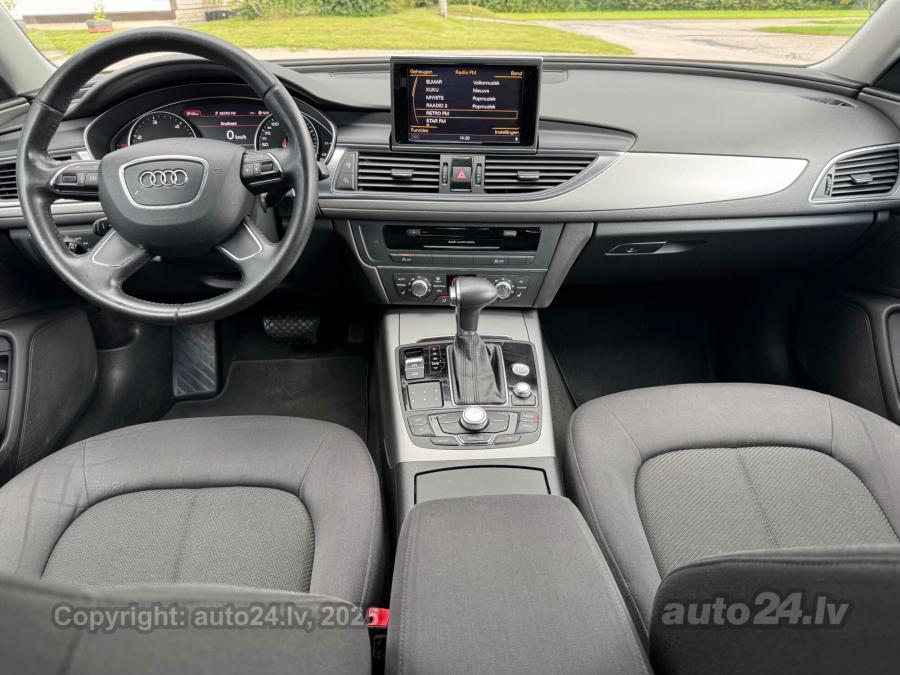 Black Audi A6 2013 in Rapla, with an engine capacity of 3.00 L and mileage of 213 thousand km for 11400 €, photo 16 on AUTOMOTO.COM.LV