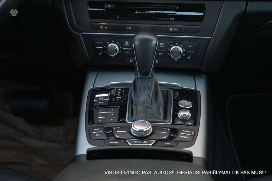 Melns Audi A6 2013 Kretinga, ar dzinēja tilpumu 2.97 L un nobraukumu 284 tūkst. km par 12699 €, foto 27 vietnē AUTOMOTO.COM.LV