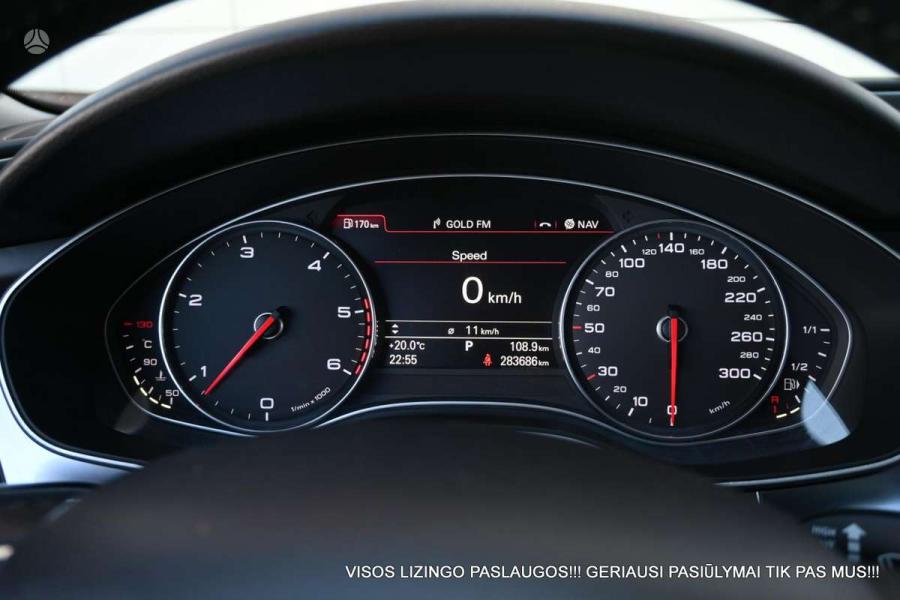 Melns Audi A6 2013 Kretinga, ar dzinēja tilpumu 2.97 L un nobraukumu 284 tūkst. km par 12699 €, foto 28 vietnē AUTOMOTO.COM.LV