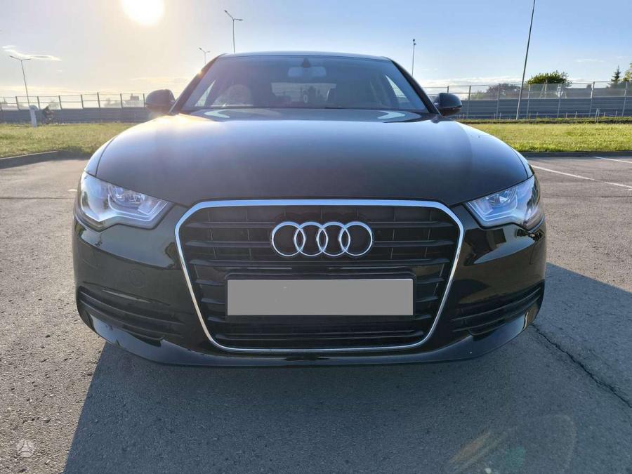 Black Audi A6 2013 in Siauliai, with an engine capacity of 1.98 L and mileage of 253 thousand km for 9900 €, photo 4 on AUTOMOTO.COM.LV