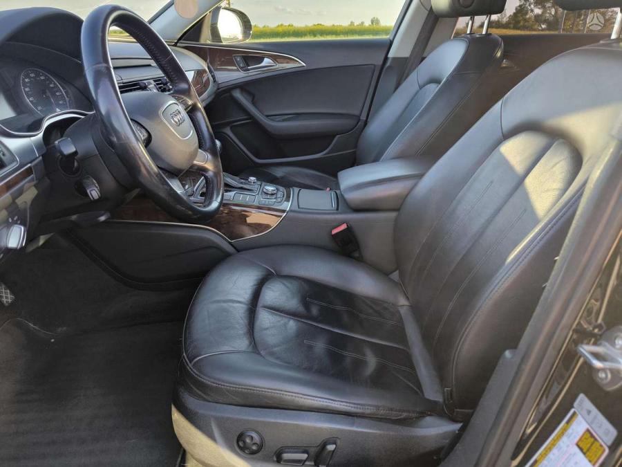Black Audi A6 2013 in Siauliai, with an engine capacity of 1.98 L and mileage of 253 thousand km for 9900 €, photo 10 on AUTOMOTO.COM.LV