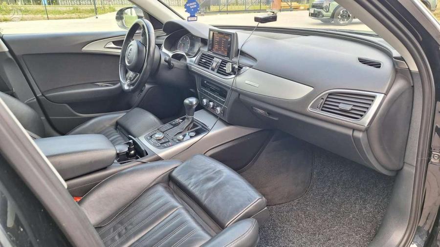 Black Audi A6 2013 in Vilnius, with an engine capacity of 2.97 L and mileage of 326 thousand km for 9400 €, photo 10 on AUTOMOTO.COM.LV