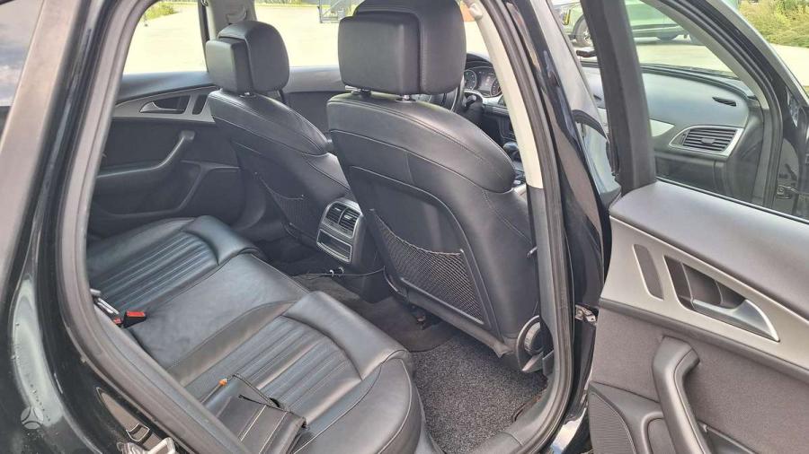 Black Audi A6 2013 in Vilnius, with an engine capacity of 2.97 L and mileage of 326 thousand km for 9400 €, photo 11 on AUTOMOTO.COM.LV