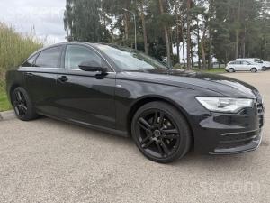 Black Audi A6 2013 in Riga, with an engine capacity of 2.00 L and mileage of 220 thousand km for 12400 €, photo 3 on AUTOMOTO.COM.LV