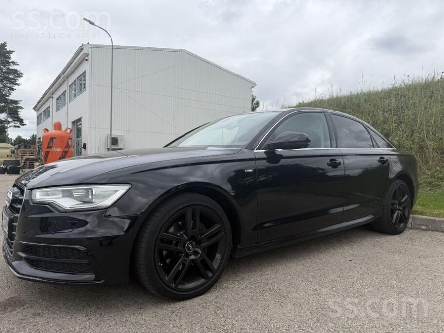 Black Audi A6 2013 in Riga, with an engine capacity of 2.00 L and mileage of 220 thousand km for 12400 €, photo 4 on AUTOMOTO.COM.LV