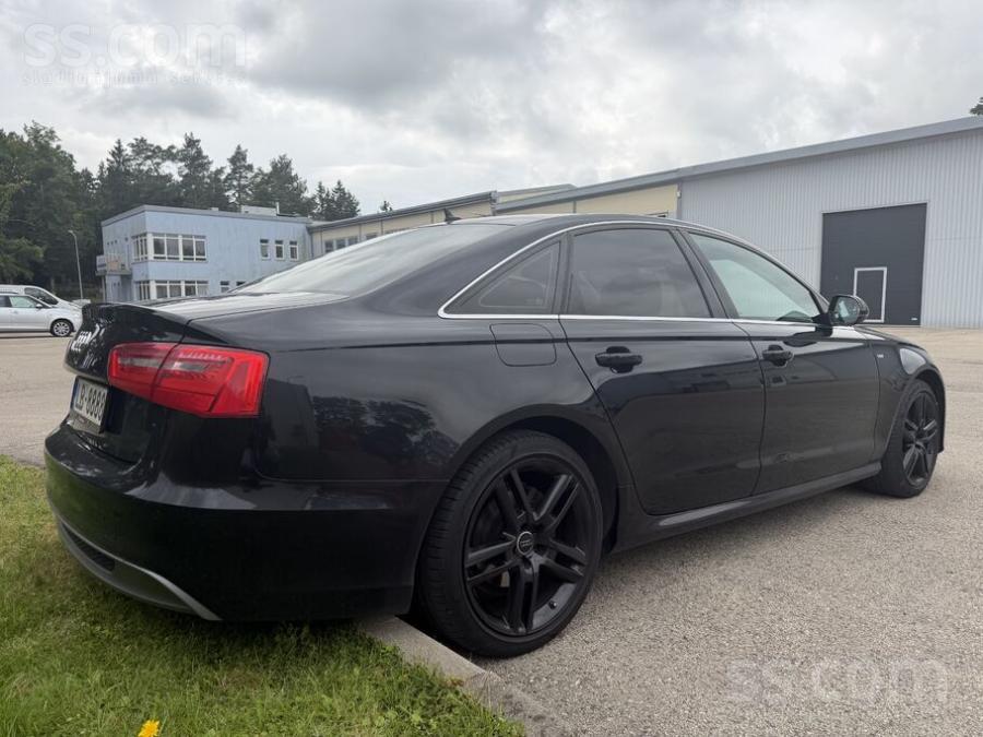 Black Audi A6 2013 in Riga, with an engine capacity of 2.00 L and mileage of 220 thousand km for 12400 €, photo 6 on AUTOMOTO.COM.LV