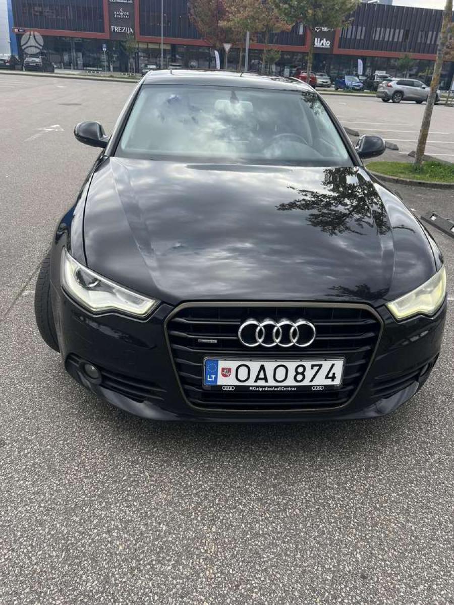 Melns Audi A6 2013 Klaipėda, ar dzinēja tilpumu 3.00 L un nobraukumu 151 tūkst. km par 10200 €, foto 3 vietnē AUTOMOTO.COM.LV