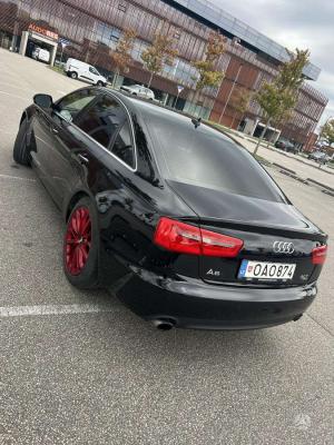Melns Audi A6 2013 Klaipėda, ar dzinēja tilpumu 3.00 L un nobraukumu 151 tūkst. km par 10200 €, foto 6 vietnē AUTOMOTO.COM.LV