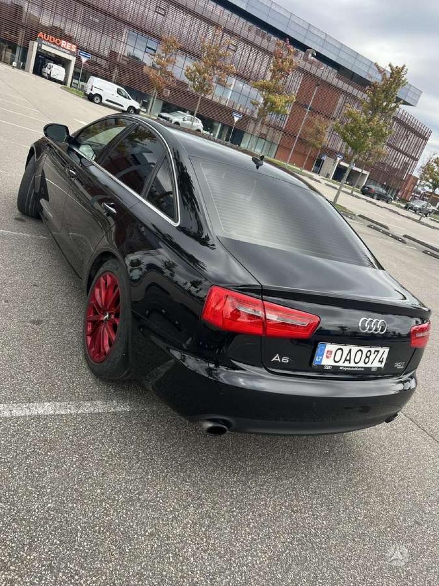 Melns Audi A6 2013 Klaipėda, ar dzinēja tilpumu 3.00 L un nobraukumu 151 tūkst. km par 10200 €, foto 6 vietnē AUTOMOTO.COM.LV