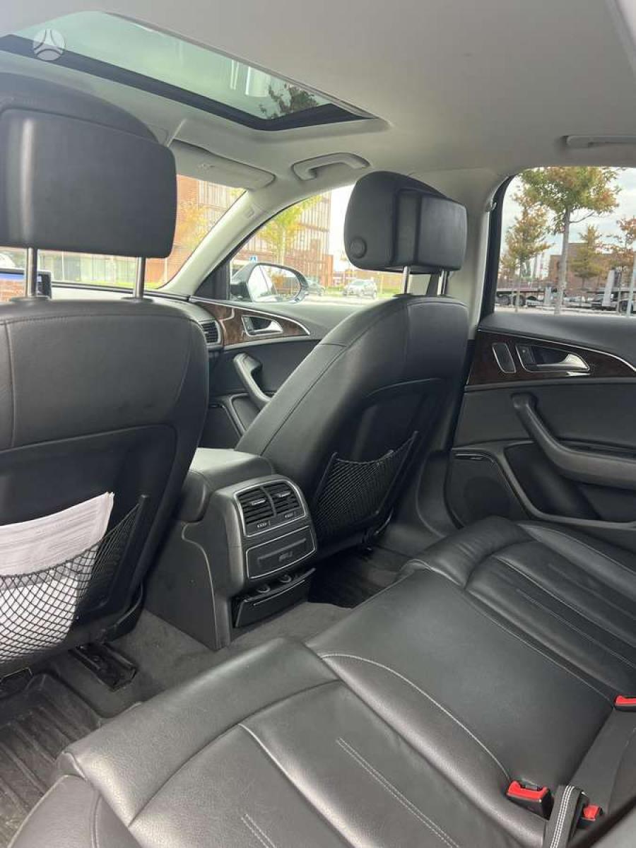 Melns Audi A6 2013 Klaipėda, ar dzinēja tilpumu 3.00 L un nobraukumu 151 tūkst. km par 10200 €, foto 7 vietnē AUTOMOTO.COM.LV