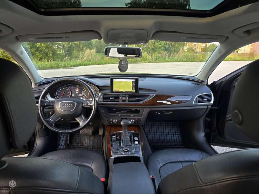 Black Audi A6 2013 in Radviliskis, with an engine capacity of 0.00 L and mileage of 243 thousand km for 8700 €, photo 12 on AUTOMOTO.COM.LV