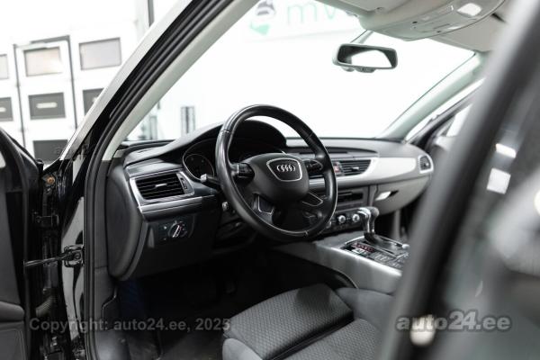 Black Audi A6 2014 in Tallinn, with an engine capacity of 2.00 L and mileage of 272 thousand km for 8990 €, photo 11 on AUTOMOTO.COM.LV