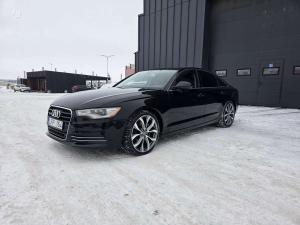 Black Audi A6 2014 in Kaunas, with an engine capacity of 2.97 L and mileage of 221 thousand km for 10790 €, photo 3 on AUTOMOTO.COM.LV