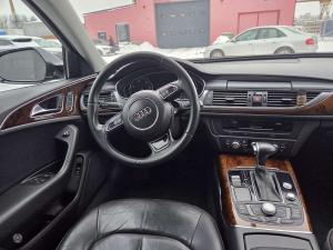 Black Audi A6 2014 in Kaunas, with an engine capacity of 2.97 L and mileage of 221 thousand km for 10790 €, photo 7 on AUTOMOTO.COM.LV