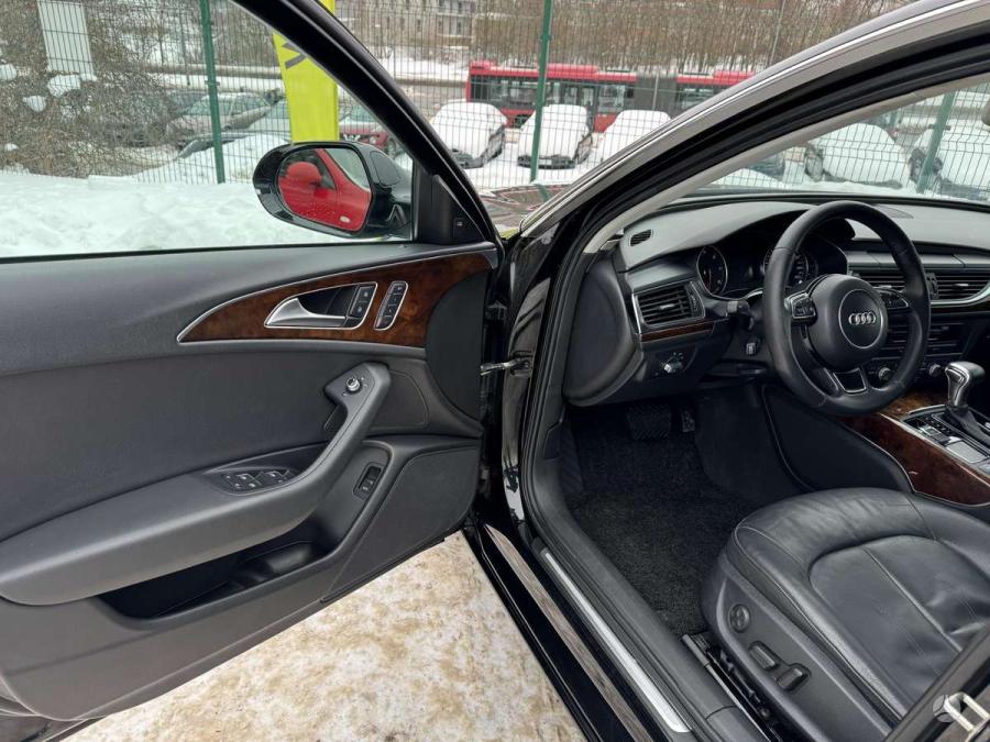 Black Audi A6 2014 in Vilnius, with an engine capacity of 1.98 L and mileage of 219 thousand km for 8600 €, photo 9 on AUTOMOTO.COM.LV