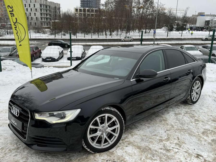 Melns Audi A6 2014 Viļņa, ar dzinēja tilpumu 1.98 L un nobraukumu 219 tūkst. km par 8600 €, foto 1 vietnē AUTOMOTO.COM.LV