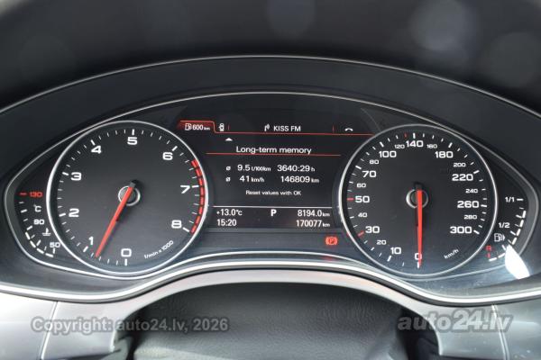 Melns Audi A6 2014 Tallina, ar dzinēja tilpumu 2.80 L un nobraukumu 170 tūkst. km par 8999 €, foto 10 vietnē AUTOMOTO.COM.LV
