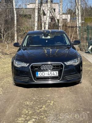Black Audi A6 2014 in Riga, with an engine capacity of 3.00 L and mileage of 305 thousand km for 12500 €, photo  on AUTOMOTO.COM.LV