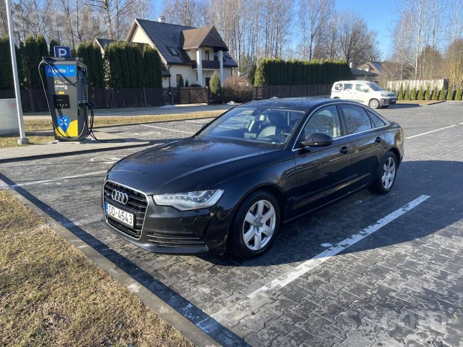 Black Audi A6 2014 in Riga, with an engine capacity of 3.00 L and mileage of 305 thousand km for 12500 €, photo 3 on AUTOMOTO.COM.LV