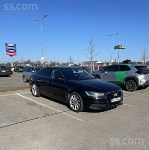 Black Audi A6 2014 in Riga, with an engine capacity of 3.00 L and mileage of 305 thousand km for 12500 €, photo 5 on AUTOMOTO.COM.LV