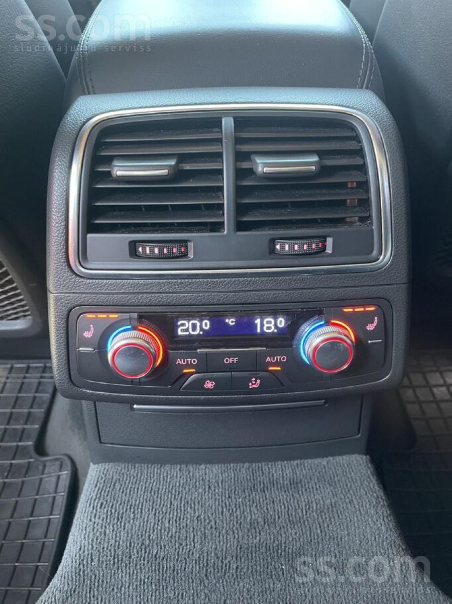 Black Audi A6 2014 in Riga, with an engine capacity of 3.00 L and mileage of 305 thousand km for 12500 €, photo 12 on AUTOMOTO.COM.LV