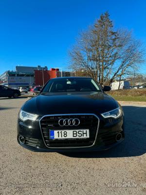 Black Audi A6 2014 in Tallinn, with an engine capacity of 3.00 L and mileage of 320 thousand km for 10900 €, photo 4 on AUTOMOTO.COM.LV