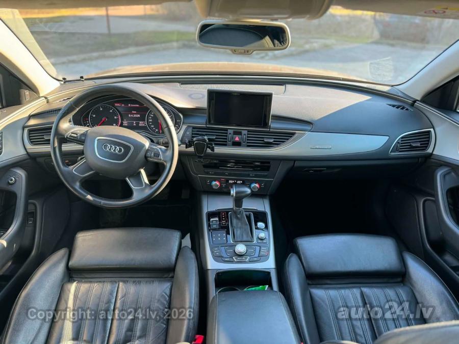 Black Audi A6 2014 in Tallinn, with an engine capacity of 3.00 L and mileage of 320 thousand km for 10900 €, photo 6 on AUTOMOTO.COM.LV