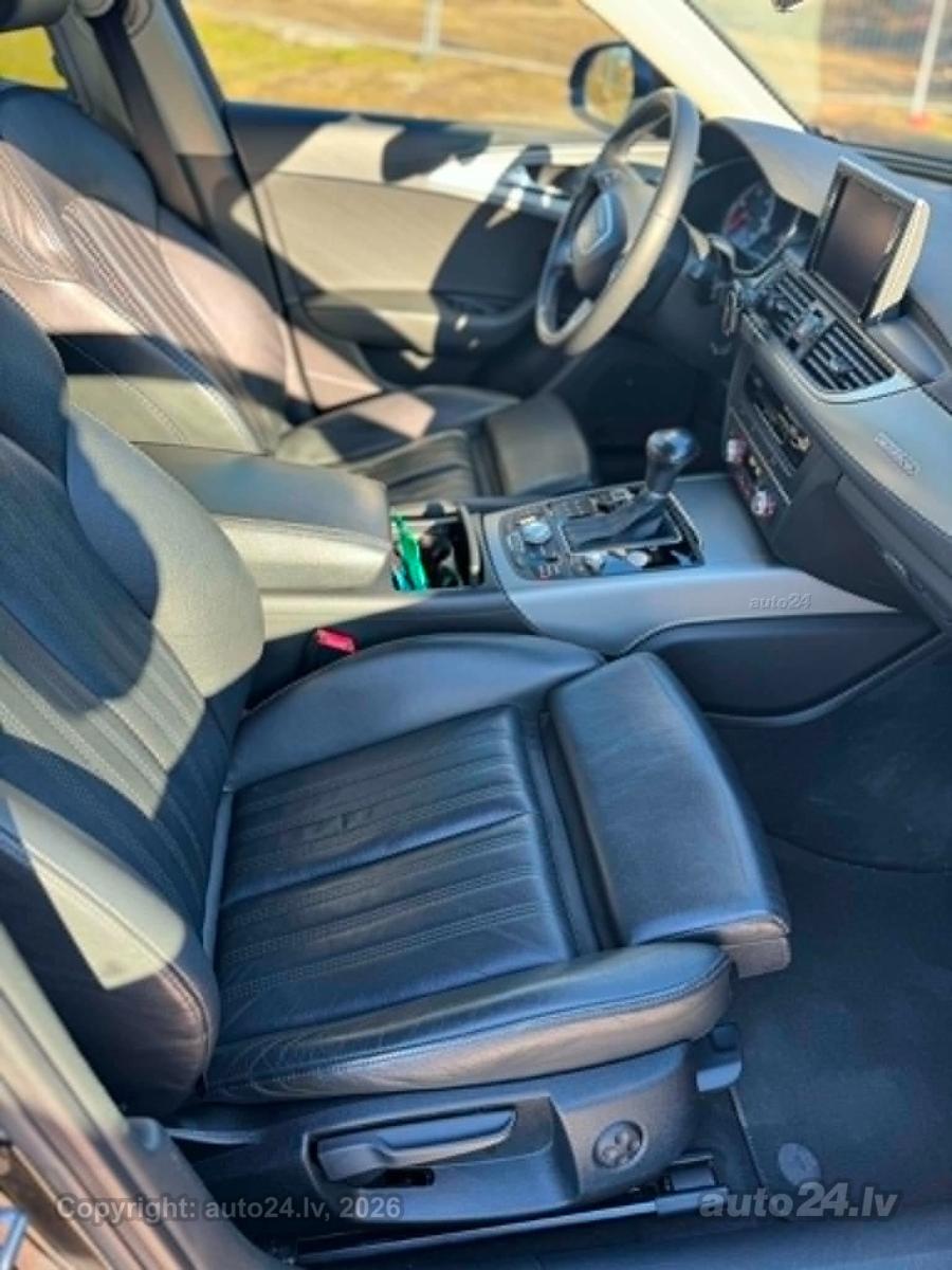 Black Audi A6 2014 in Tallinn, with an engine capacity of 3.00 L and mileage of 320 thousand km for 10900 €, photo 8 on AUTOMOTO.COM.LV