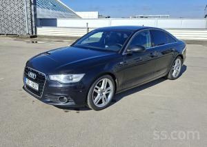 Black Audi A6 2014 in Riga, with an engine capacity of 3.00 L and mileage of 276 thousand km for 9200 €, photo  on AUTOMOTO.COM.LV