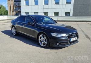 Black Audi A6 2014 in Riga, with an engine capacity of 3.00 L and mileage of 276 thousand km for 9200 €, photo 3 on AUTOMOTO.COM.LV