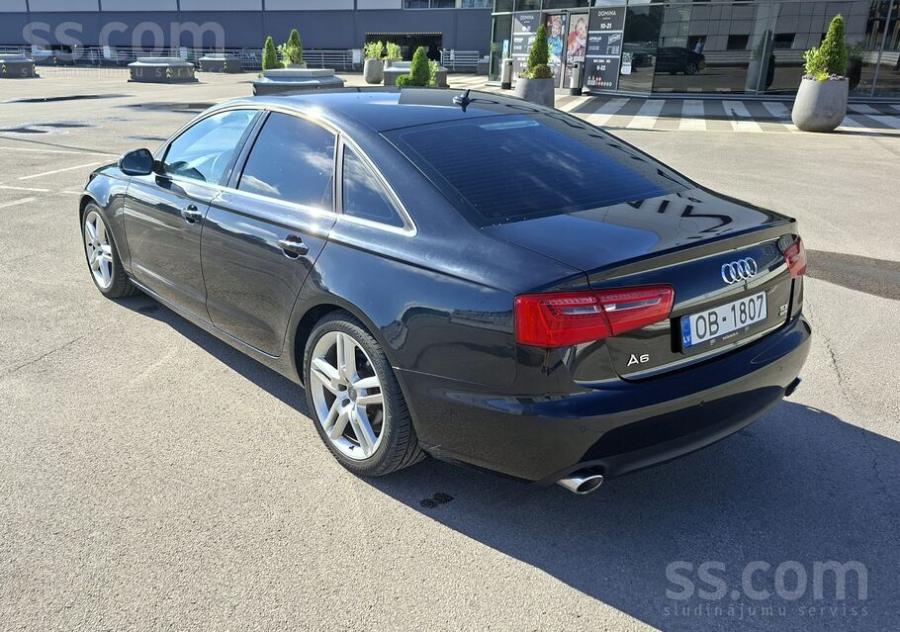 Black Audi A6 2014 in Riga, with an engine capacity of 3.00 L and mileage of 276 thousand km for 9200 €, photo 5 on AUTOMOTO.COM.LV